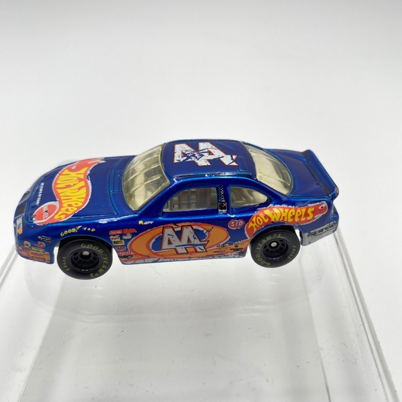 Hot Wheels | Toys | Hot Wheels Blue Number 44 Race Car Kyle Petty Toy ...